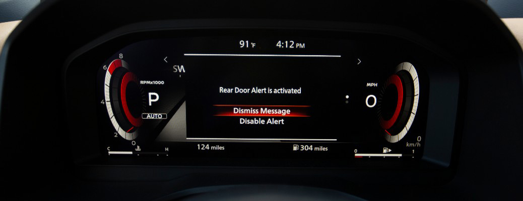 How Does the Nissan Rear Door Alert Work?