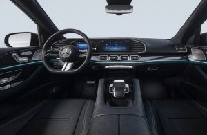 What are the interior features of the 2024 Mercedes-Benz GLE SUV?