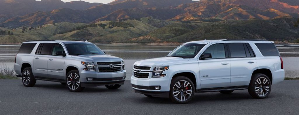 What are the exterior color options for the 2021 Chevrolet Tahoe?