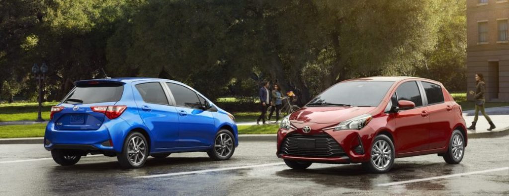 2018 Toyota Yaris color options