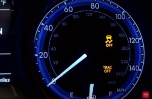 What does the Toyota TRAC OFF light mean?