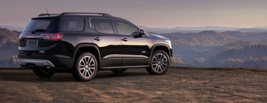 2019 GMC Acadia Interior and Exterior Color Options