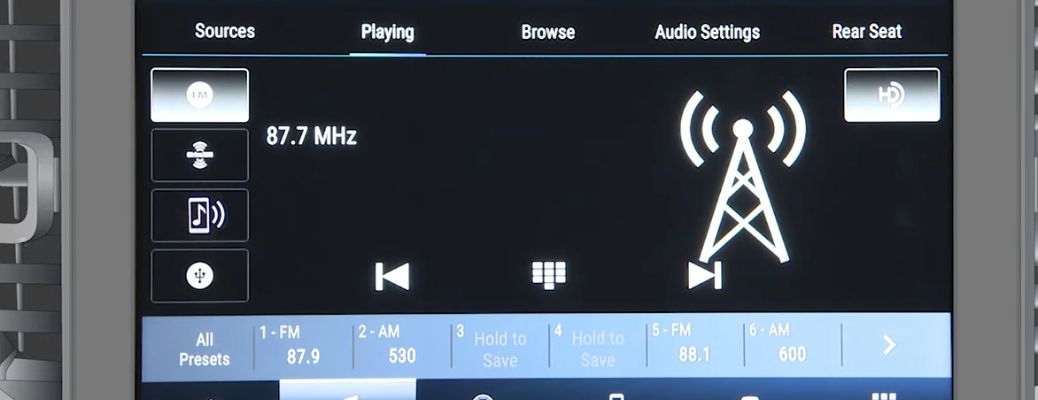 Uconnect® 5 Touchscreen Infotainment System Features