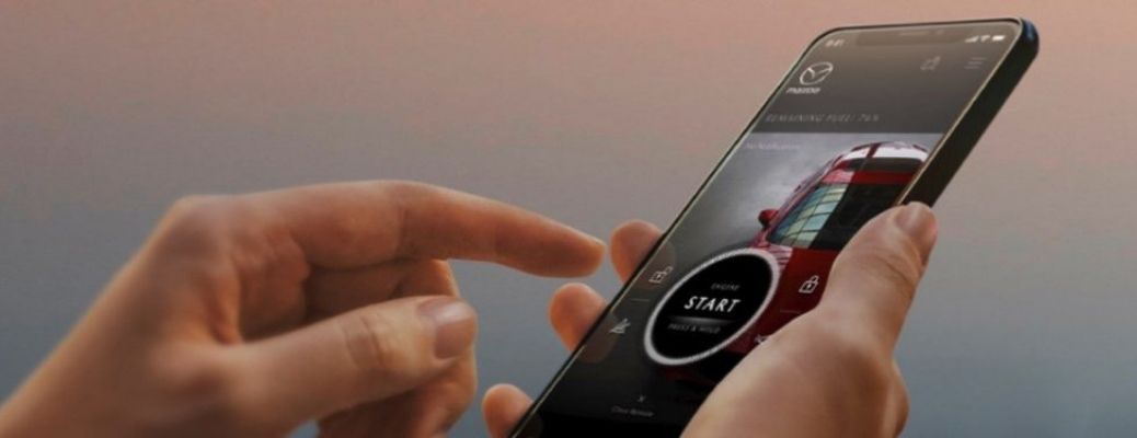 How Can I Use the MyMazdaApp Feature in my Smartphone?