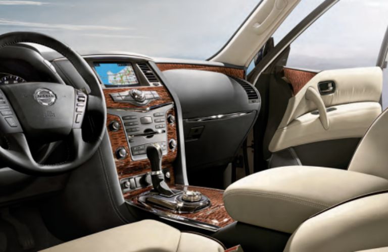 2019 Nissan Armada Front, Second & Rear Leg Room Measurements