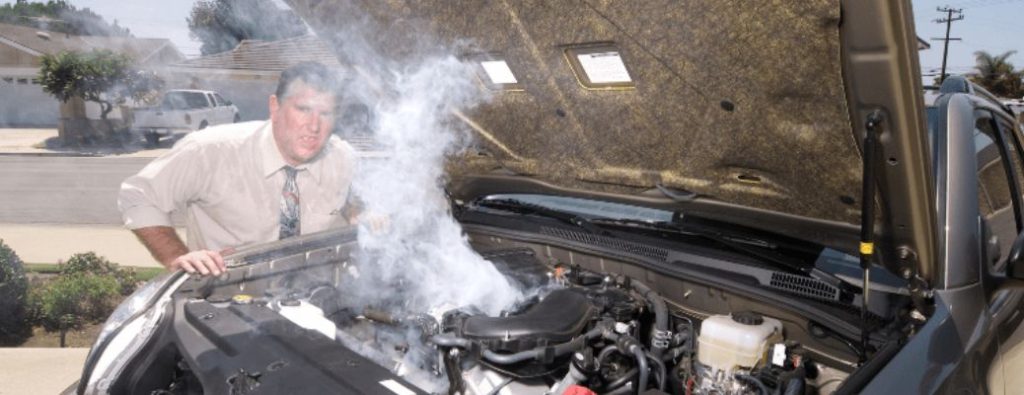 What is the meaning of the smoke coming out of my vehicle?