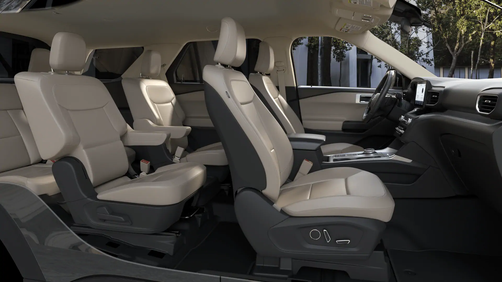 2020 Ford Explorer Interior Trim Material and Color Options