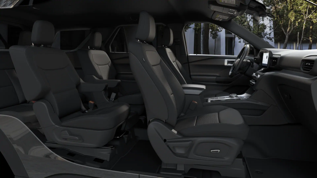 2020 Ford Explorer Interior Trim Material and Color Options