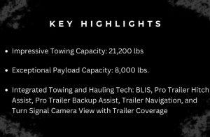 Payload and Towing Capacities of the 2024 Ford Super Duty F-350