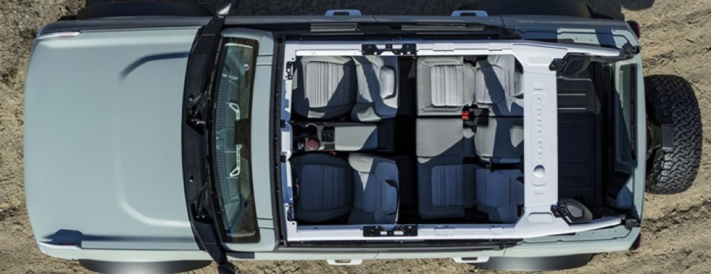 2021 Ford Bronco 4-Door cargo space and storage features - Sherwood Ford