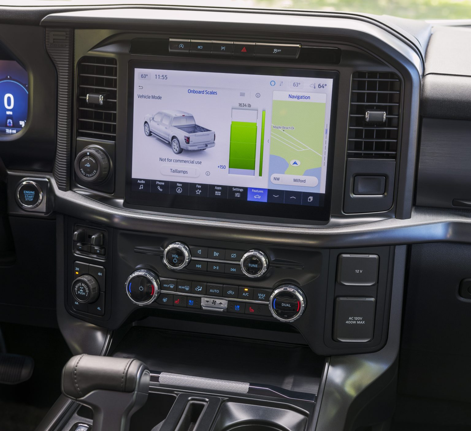 What does the interior of the 2024 Ford F-150 look like? - Sherwood Ford