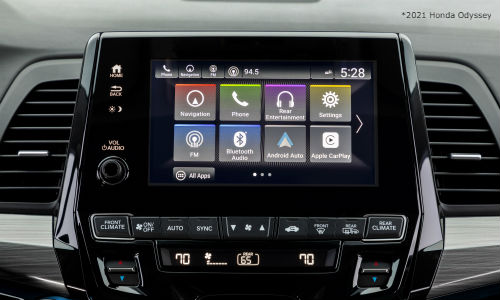 2020 and 2021 Honda Apple CarPlay® and Android Auto™ Availability