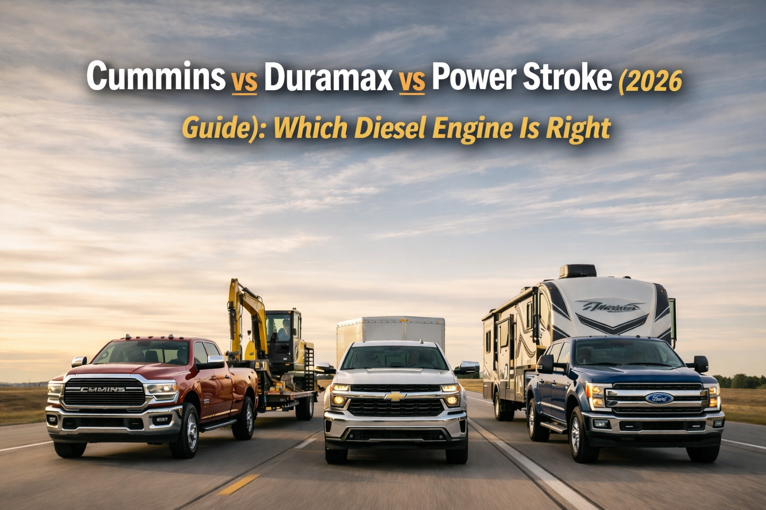 Cummins vs Duramax vs Power Stroke (2026 Guide) | Which Diesel Engine ...