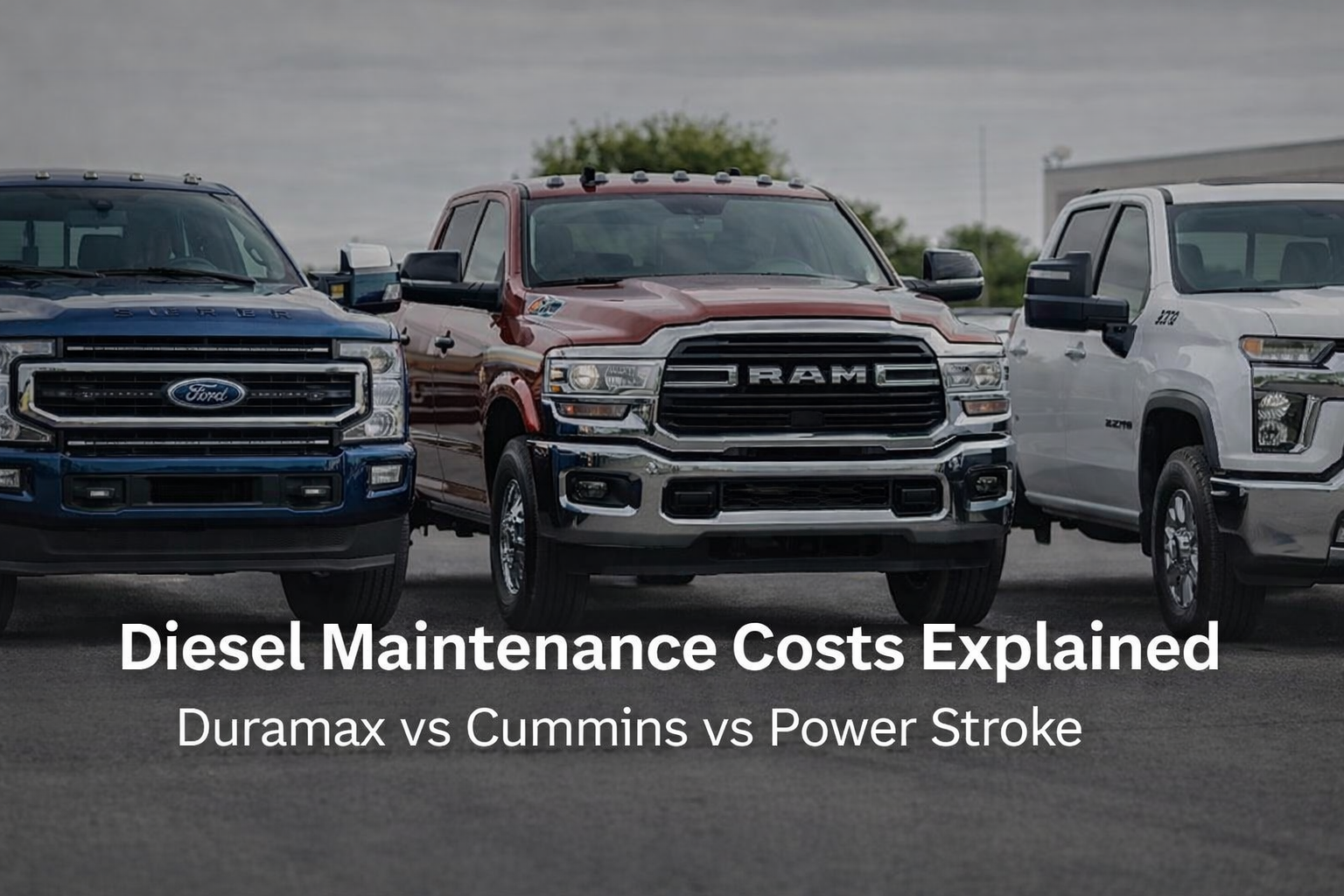 Duramax vs Cummins vs Power Stroke Maintenance Costs (2026 Guide)