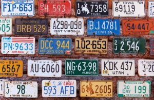 What are the different types of license plates in Texas?