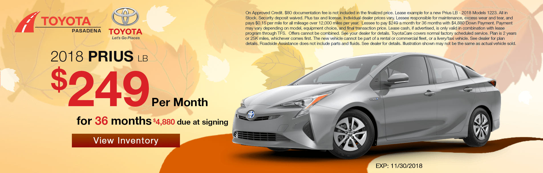 Toyota Dealership Pasadena CA | Used Cars Toyota Pasadena