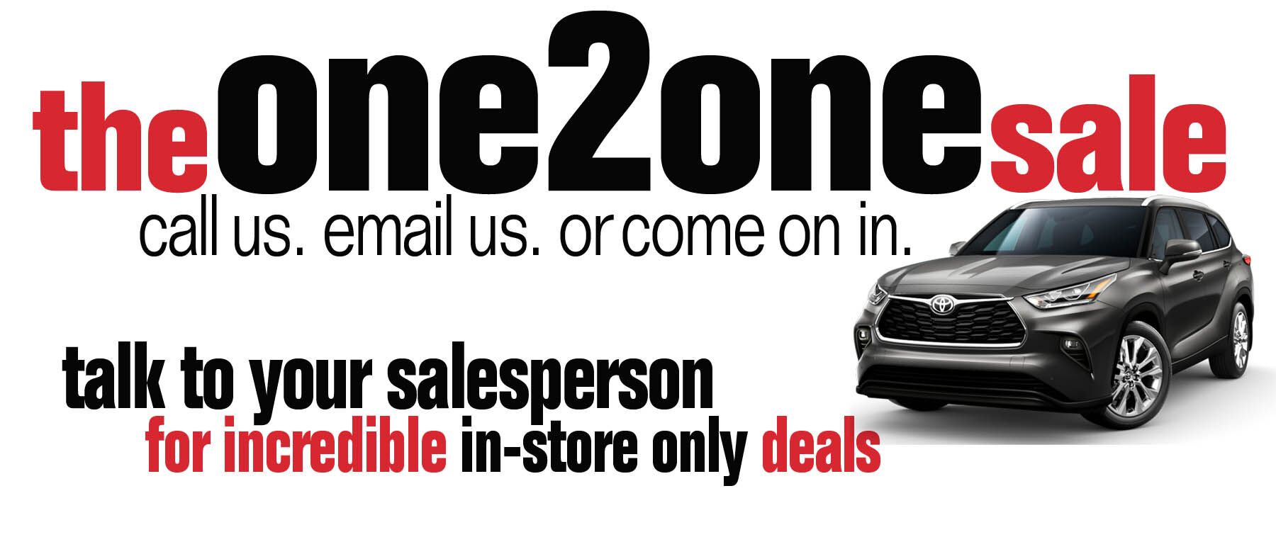 Baierl Toyota - Current Regional Promotions