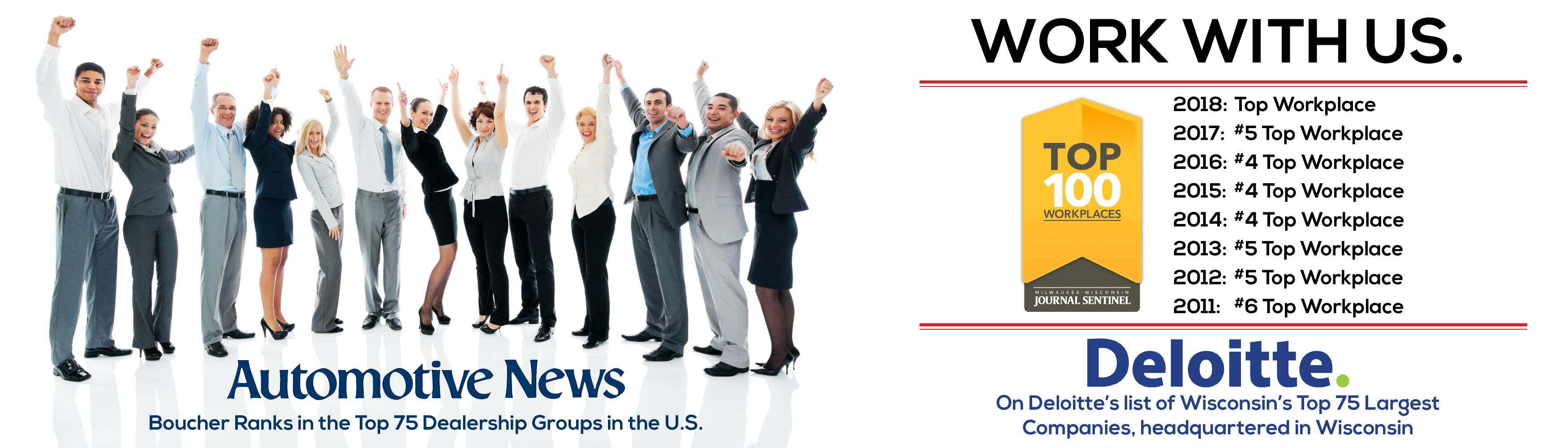 Automotive jobs Milwaukee WI at Boucher Auto Group