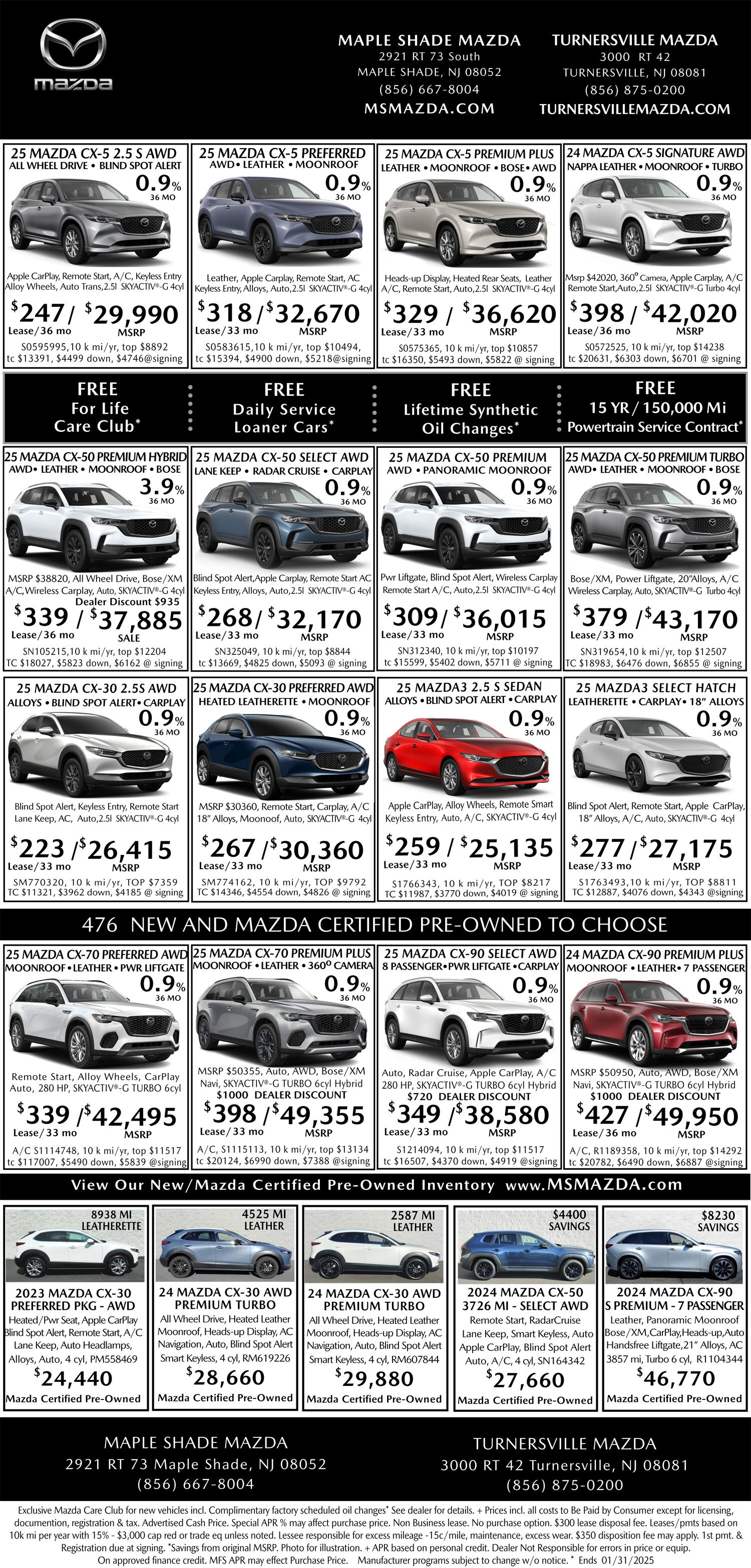 New & Used Mazda Vehicles | Mazda Dealer in Maple Shade NJ