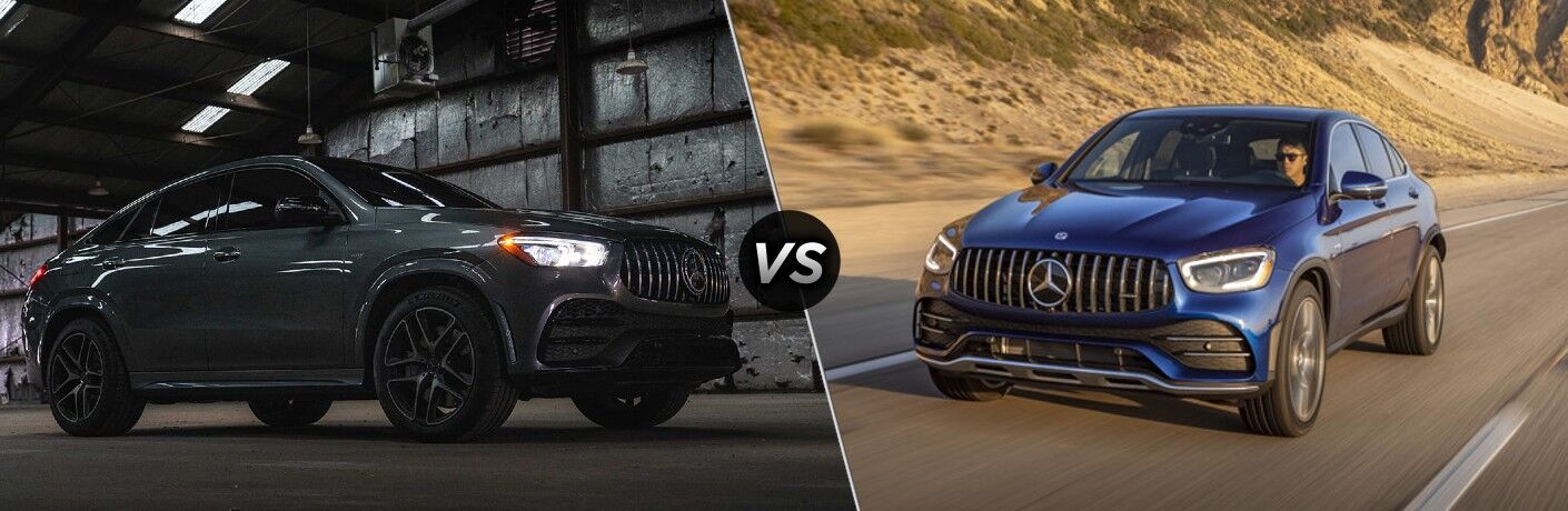 2022 Mercedes-Benz AMG® GLC 43 Coupe vs. 2022 Mercedes-Benz AMG® GLE 53 Coupe