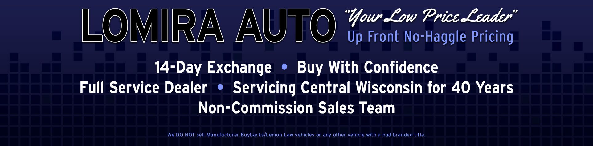 Used Vehicle Dealership Lomira & Neenah WI | Lomira Auto