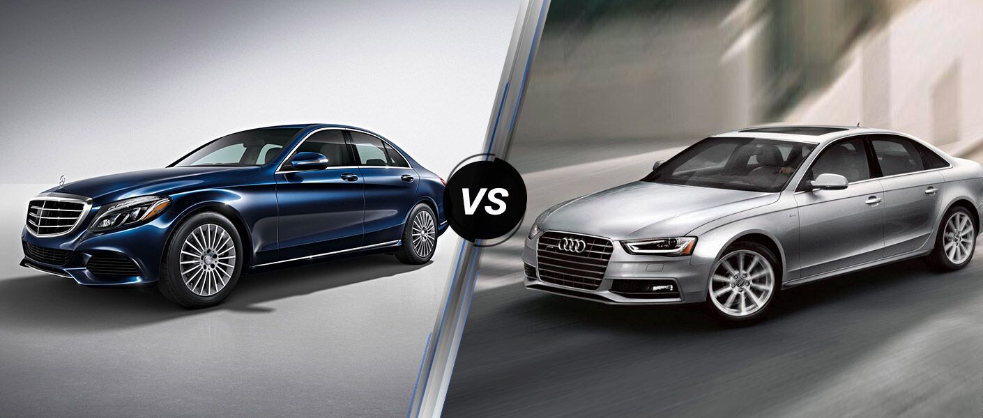 2016 Mercedes-­Benz C-Class vs. 2016 Audi A4