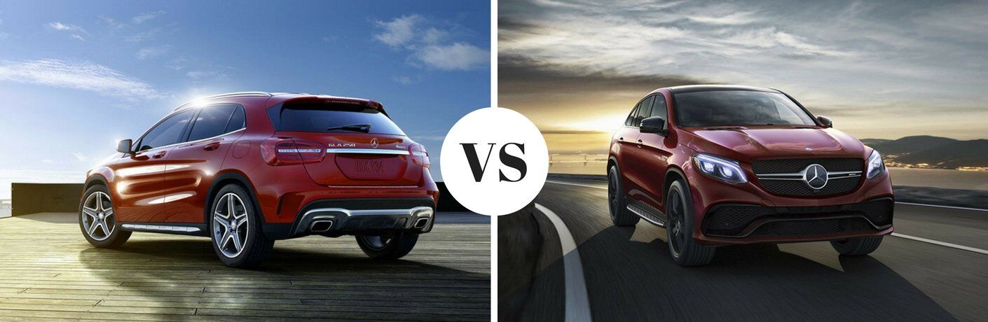 2017 Mercedes-Benz GLA vs 2017 Mercedes-Benz GLE Coupe