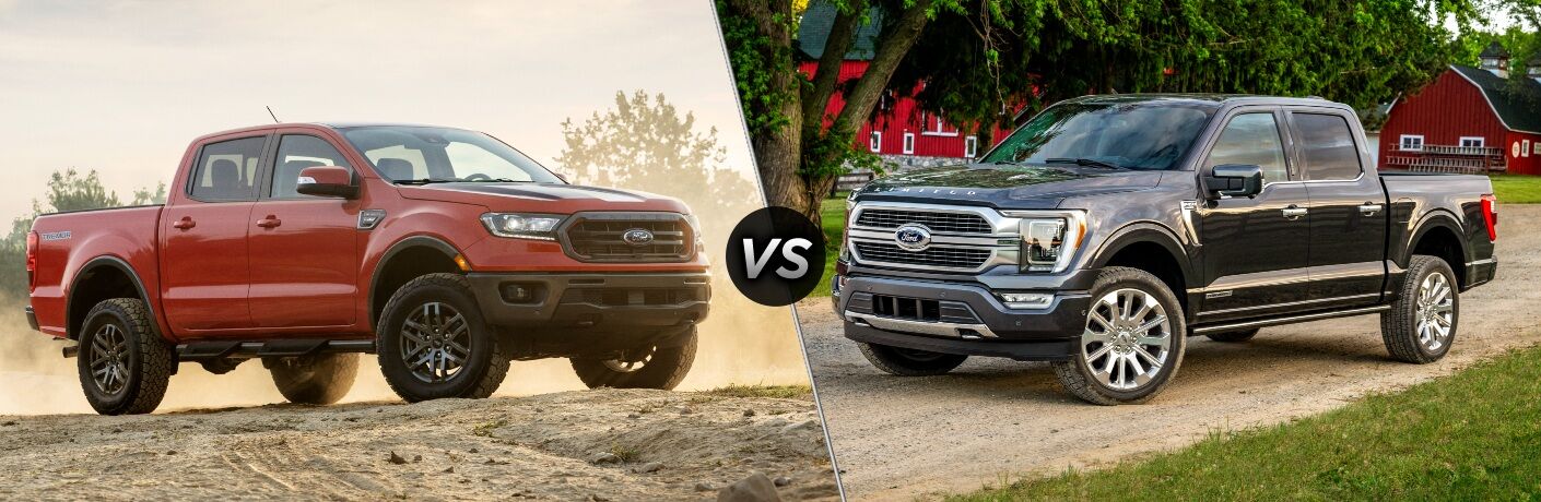 2021 Ford Ranger vs. 2021 Ford F-150