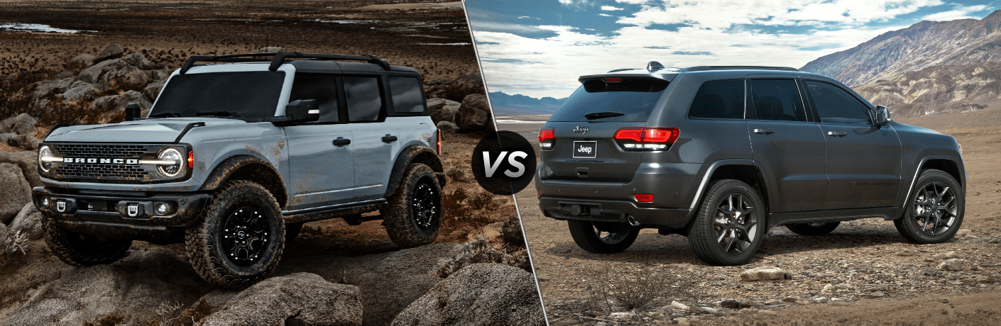 2021 Ford Bronco vs 2021 Jeep Grand Cherokee