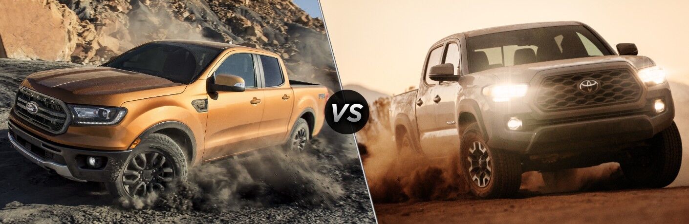 2021 Ford Ranger vs 2021 Toyota Tacoma