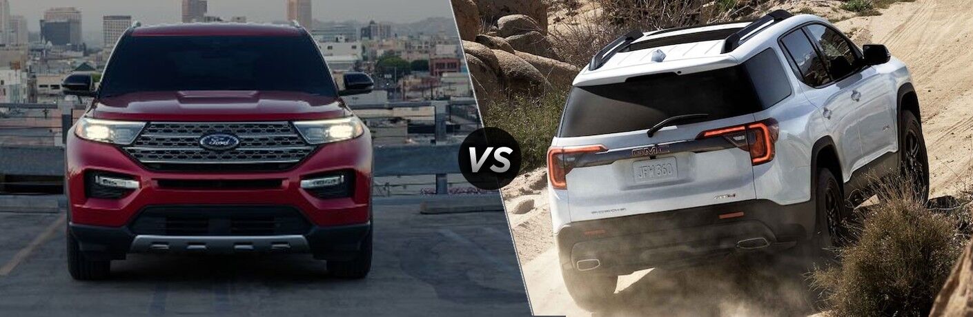 2023 Ford Explorer vs. 2023 GMC Acadia