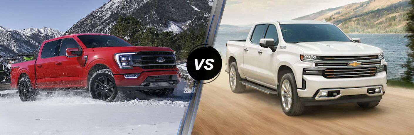 2021 Ford F-150 vs 2021 Chevrolet Silverado 1500