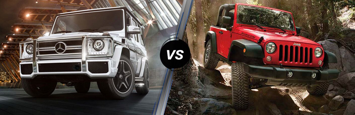2016 Mercedes-Benz G-Class vs 2016 Jeep Wrangler