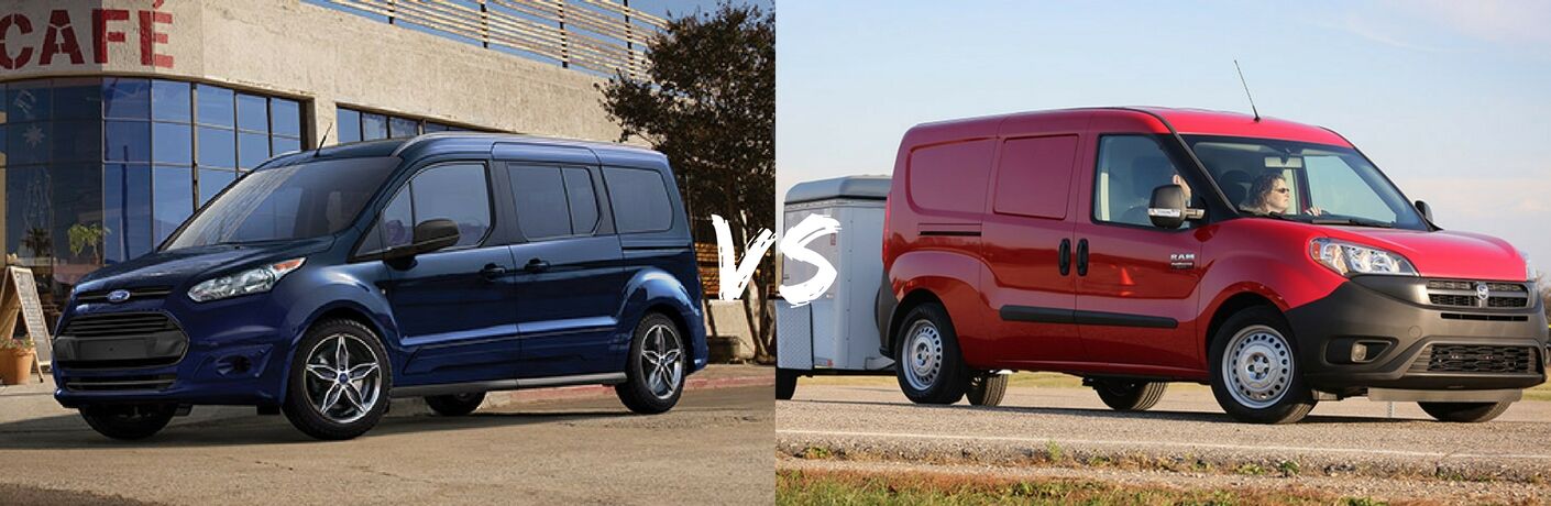 2017 Ford Transit Connect vs 2017 Ram ProMaster City