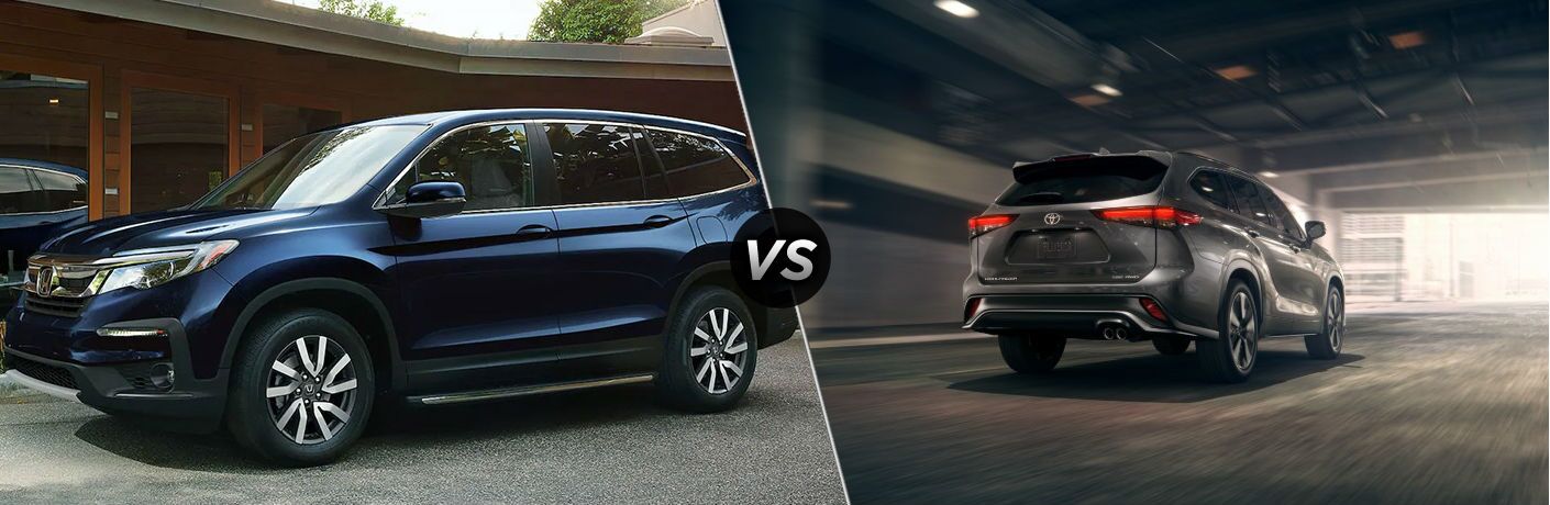2021 Honda Pilot vs 2021 Toyota Highlander