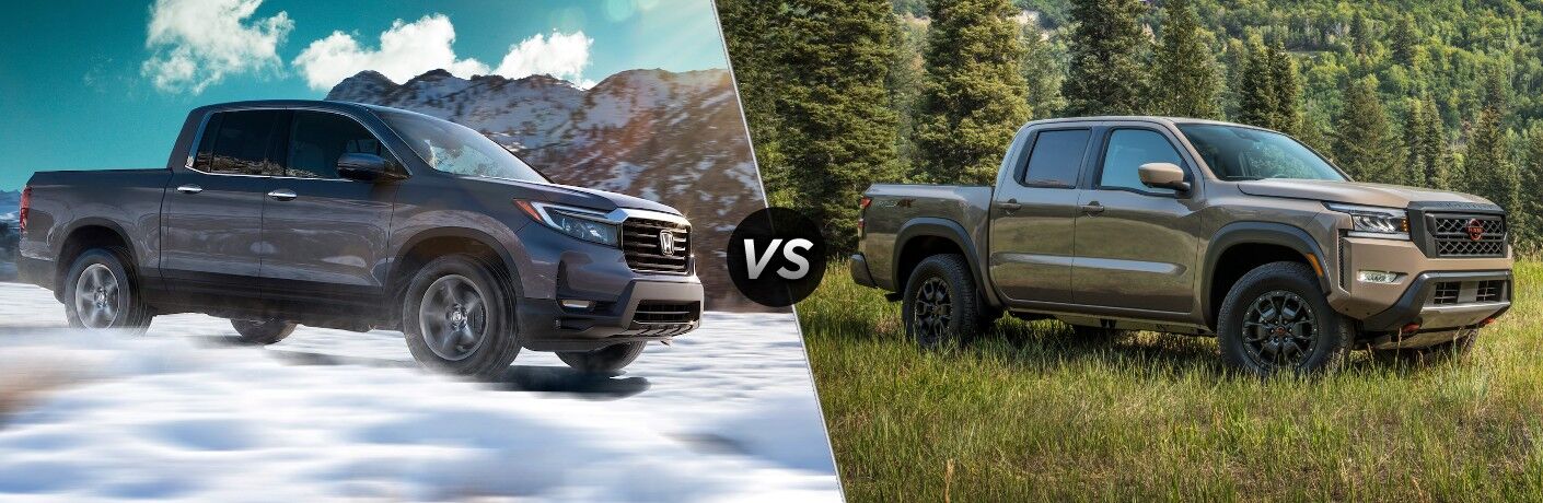 2022 Honda Ridgeline vs. 2022 Nissan Frontier