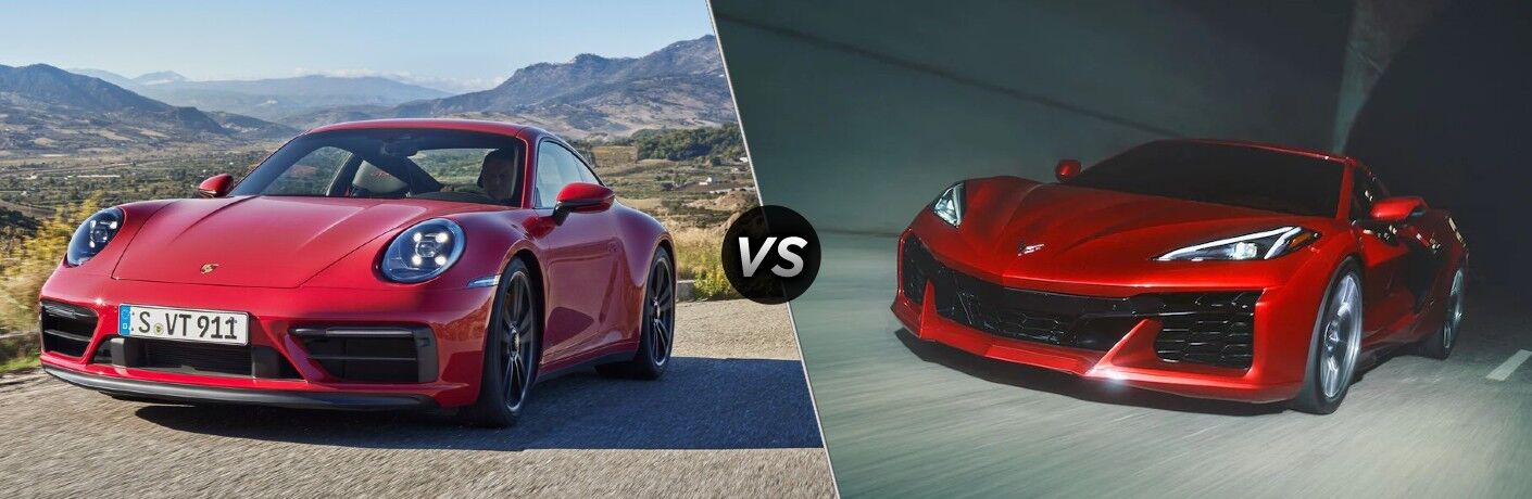 2023 Porsche 911 vs. 2023 Chevrolet Corvette Z06