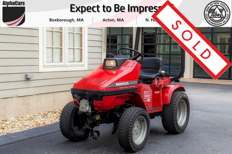 1987 Honda RT5000 Multi-Purpose Tractor w/46-inch Mower Sold Vehicles ...