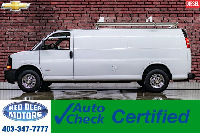 2008 Chevrolet Express 2500 Extended Cargo Van Diesel Red Deer AB 61756444