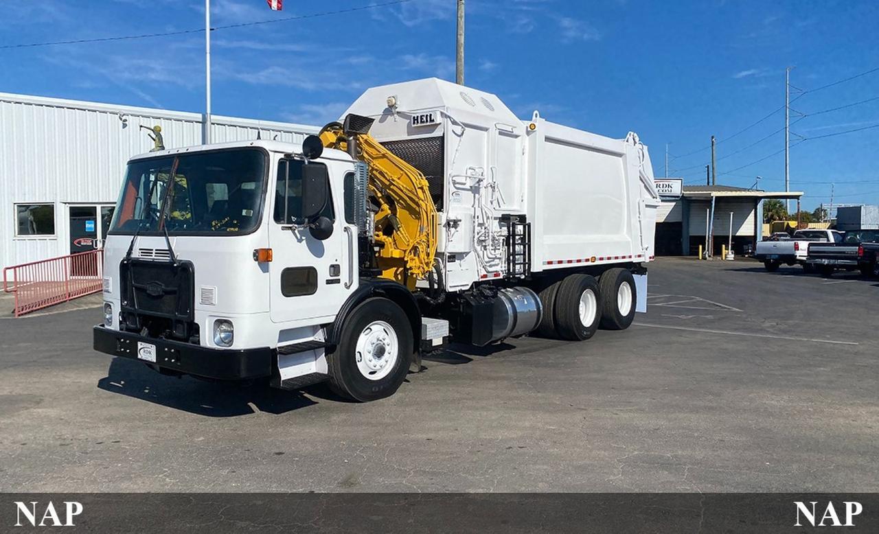 2012 Autocar XPEDITOR 28 yd Heil Side Loader Garbage Truck Tampa FL ...