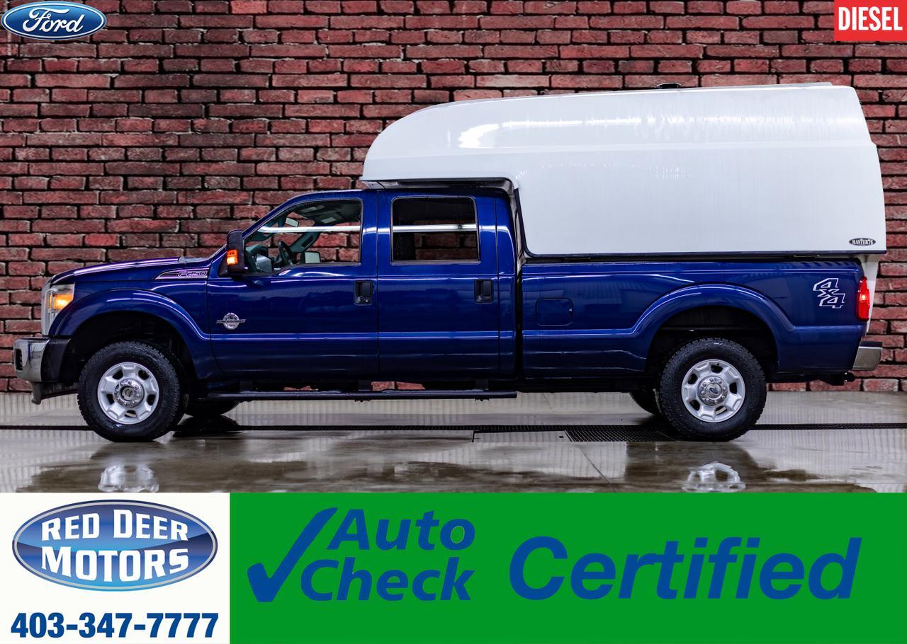 Used 2012 Ford F-250 4x4 Crew Cab XLT Longbox Diesel Winch Topper in ...