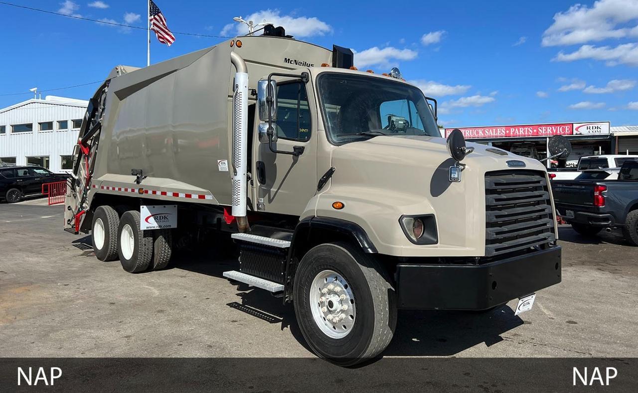 2013 Freightliner M2 25 Yd McNeilus Rear Loader Garbage Truck Tampa FL