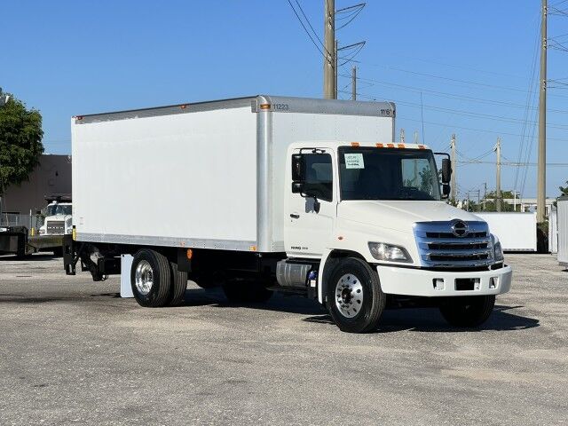 Used 2014 Hino 268 20' DRY BOX TRUCK WITH 2,500 LB LIFT GATE in Miami FL