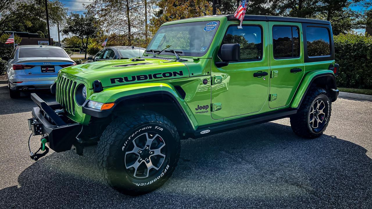2018 JEEP WRANGLER RUBICON 4X4, RARE GREEN COLOR, NAVIGATION, HARD TOP ...