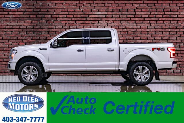 2019 Ford F-150 4x4 Super Crew Platinum Leather Roof Nav BCam Red Deer ...