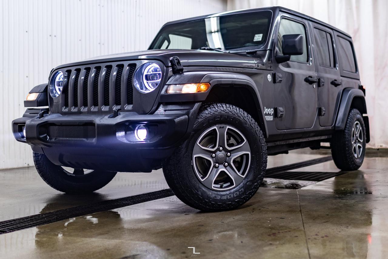 Used 2020 Jeep Wrangler Unlimited 4x4 Sport BCam Manual in Red Deer AB