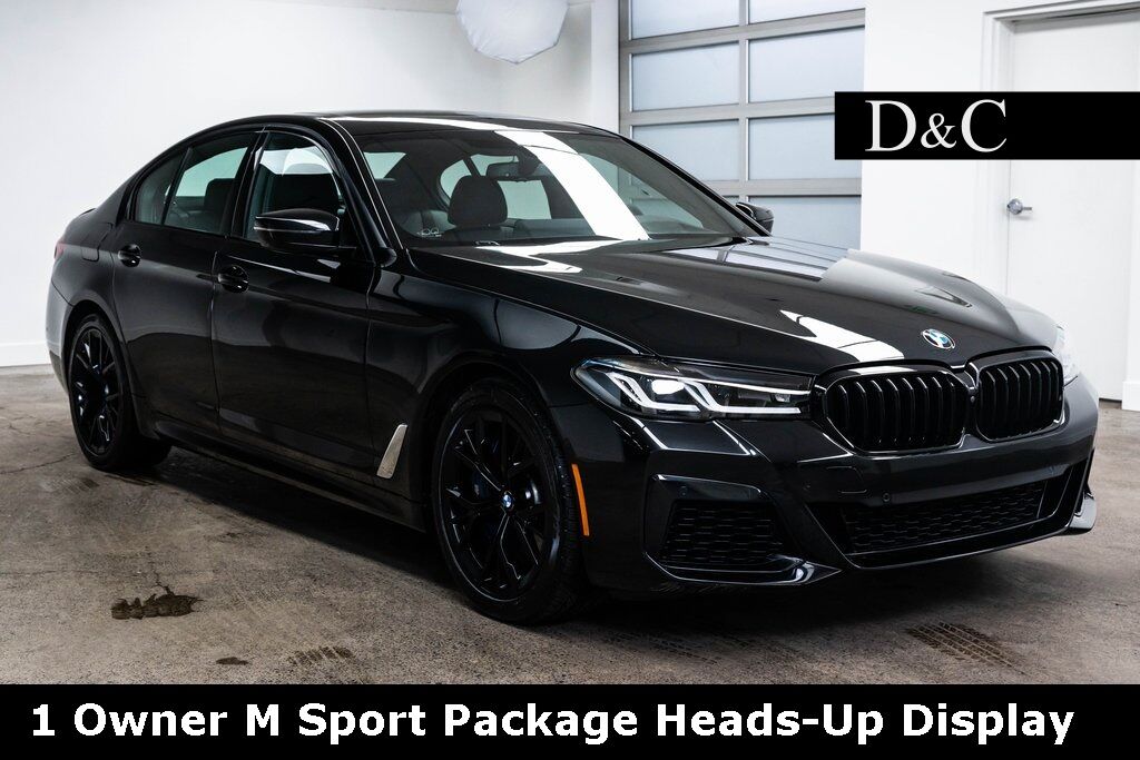 2021 BMW 5 Series 540i xDrive 1 Owner M Sport Package Heads-Up Display ...