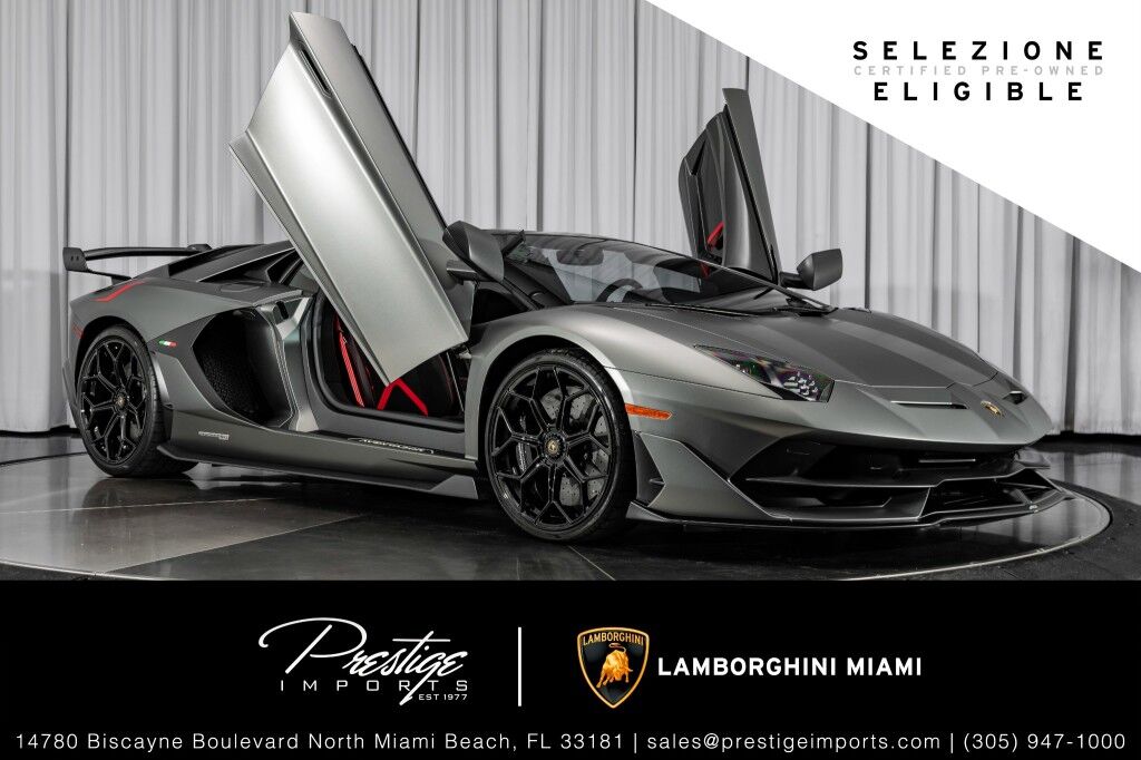 Used 2021 Lamborghini Aventador SVJ Miami FL