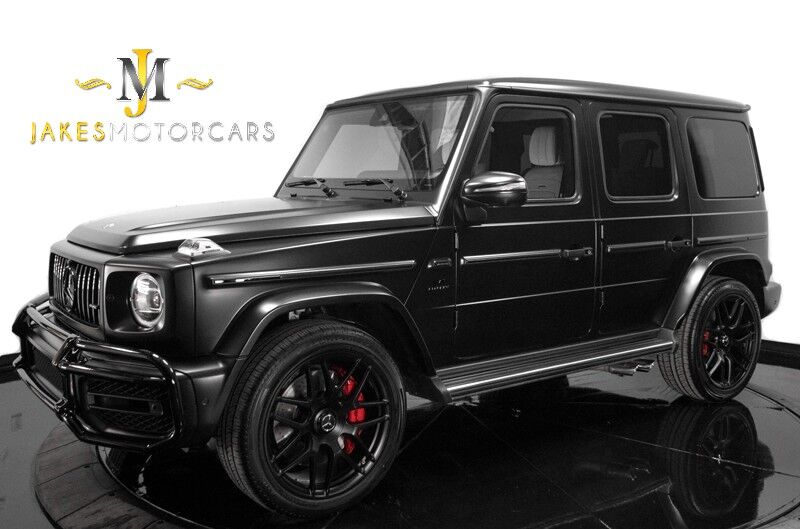 Used 2021 Mercedes-Benz G-Class AMG G63 DESIGNO *FACTORY MATTE BLACK* *EXCLUSIVE WHITE INTERIOR ...
