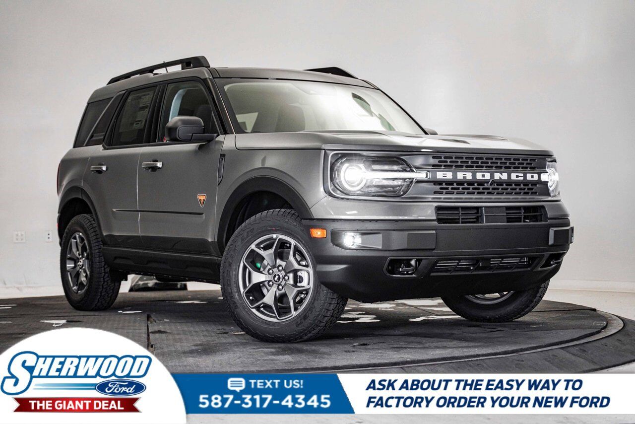 New 2022 Ford BRONCO SPORT BADLANDS in Sherwood Park AB